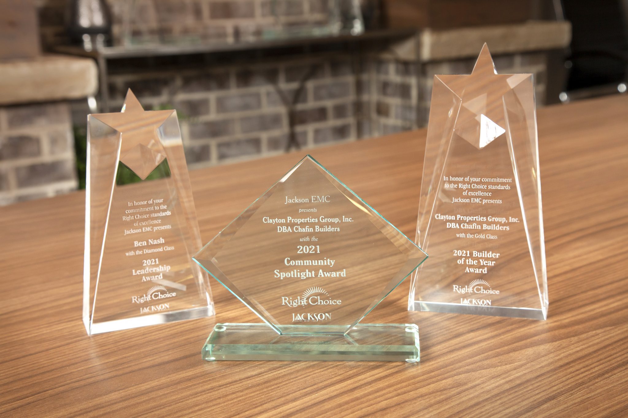 Right Choice Builder Awards for 2021